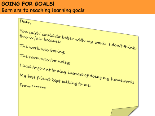 Going for Goals | Teaching Resources