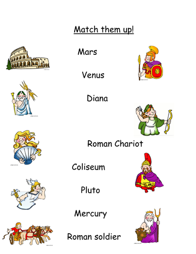 Roman Gods | Teaching Resources