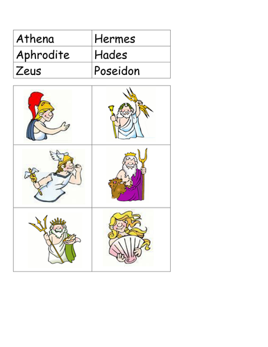 Greek Gods | Teaching Resources