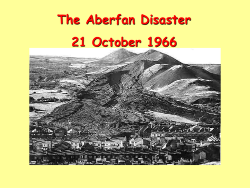 Aberfan- the story of a disaster | Teaching Resources