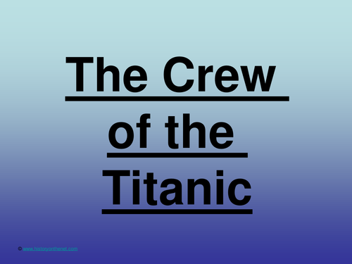 Titanic Activities | Teaching Resources