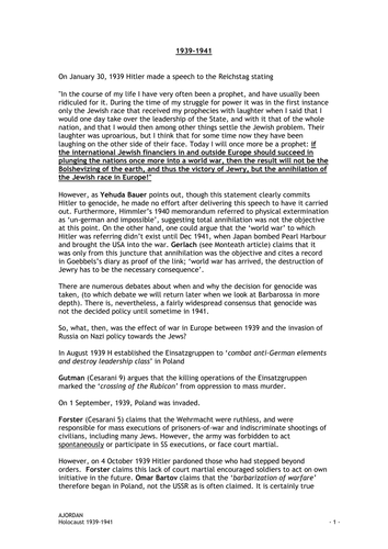 The Holocaust - | Teaching Resources