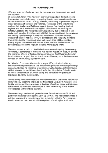 The Holocaust - | Teaching Resources