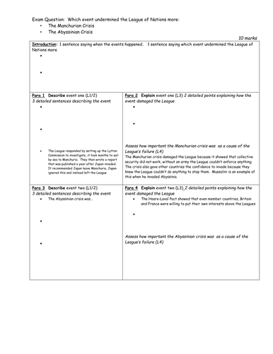 WW2 Essay Questions | Teaching Resources