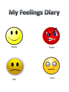 Feelings Diary for Children | Teaching Resources