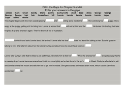 Of Mice and Men Worksheets | Teaching Resources