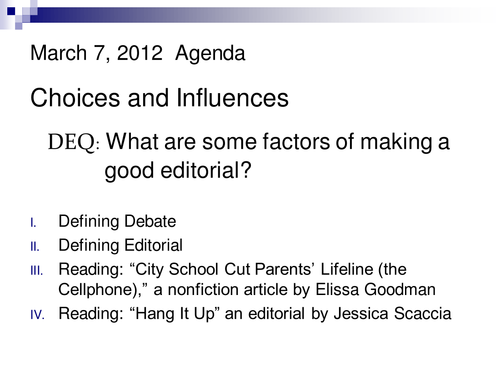 Advertising - SpringBoard II Unit 2 | Teaching Resources