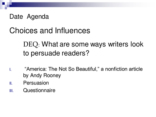 Advertising - SpringBoard II Unit 2 | Teaching Resources