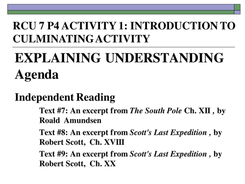 Understanding Close Reading 7 | Teaching Resources