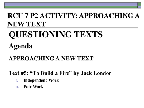 Understanding Close Reading 7 | Teaching Resources