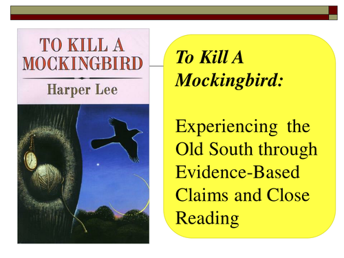 To Kill A Mockingbird Evidence Based Claims | Teaching Resources