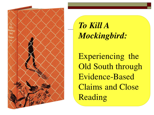 To Kill A Mockingbird Evidence Based Claims | Teaching Resources