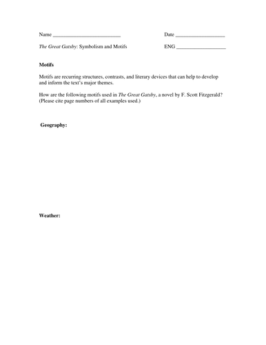 The Great Gatsby Evidence Based Claims | Teaching Resources