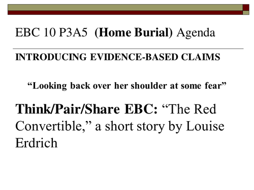 Evidence-Based Claims ELA/Literacy Units Gr 11 | Teaching Resources