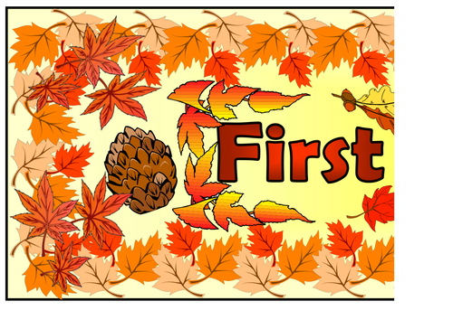 First Day of Fall Themed Banner | Teaching Resources