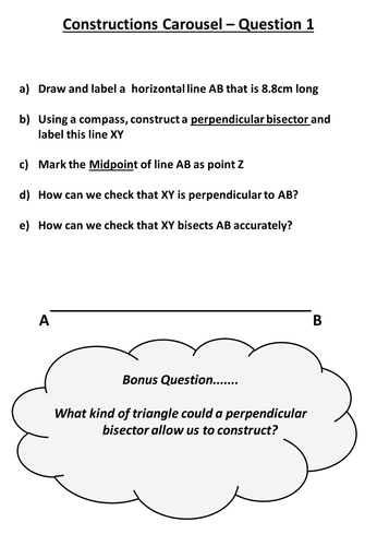Constructions Carousel | Teaching Resources