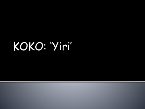 An Introduction to Koko: 'Yiri' - African Music | Teaching Resources