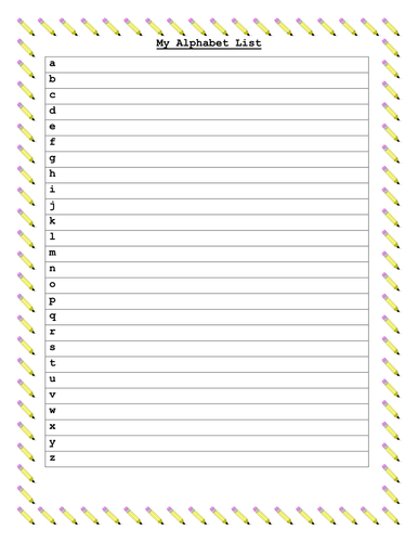 Alphabetical Order | Teaching Resources