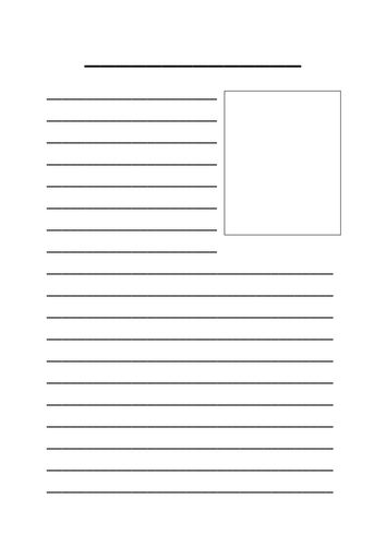 Newspaper template | Teaching Resources