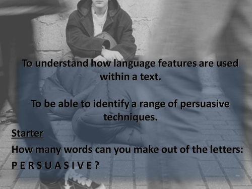 Stone Cold - Lesson PP - Persuasive Writing | Teaching Resources