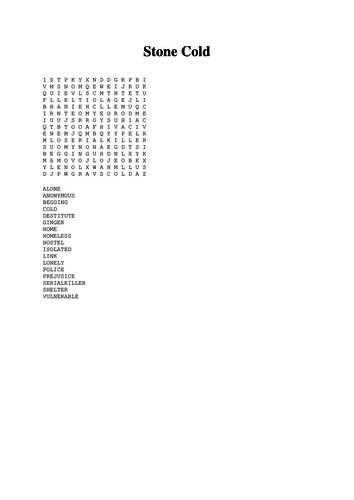 Stone Cold - Lesson PP - Character Themes | Teaching Resources