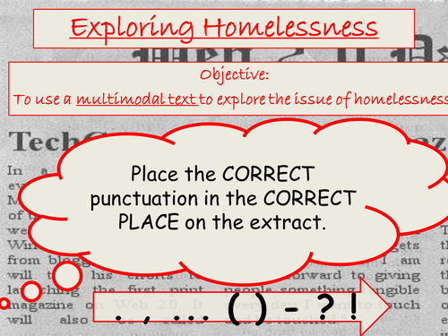Stone Cold - Lesson PP - Exploring Homelessness | Teaching Resources