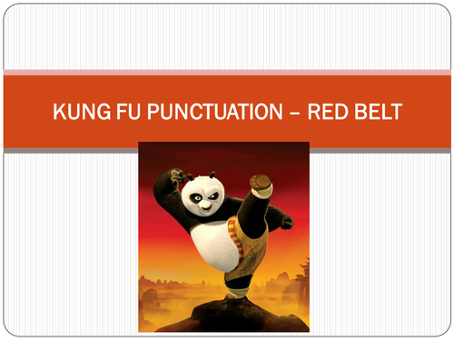 Kung Fu Punctuation | Teaching Resources