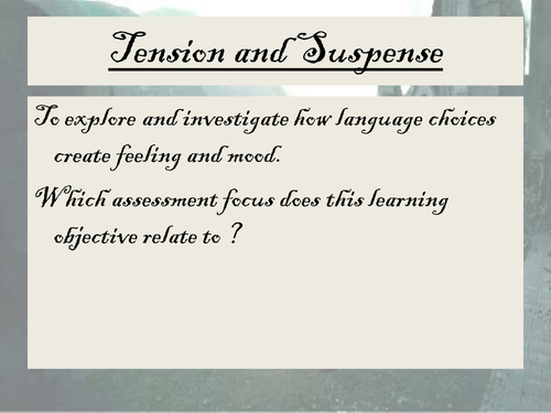 Harry Potter – Tension & Suspense | Teaching Resources
