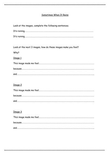 Sometimes When It Rains Poem by Niyi Osundre | Teaching Resources