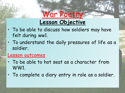 All Quiet on the Western Front: point of view | Teaching Resources