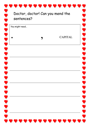 Sentence Doctor | Teaching Resources