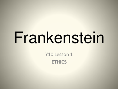 Introduction to Frankenstein | Teaching Resources