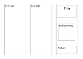 Leaflet templates | Teaching Resources