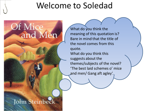 Language - Of Mice and Men | Teaching Resources