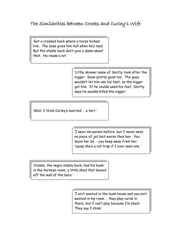 Language - Of Mice and Men | Teaching Resources