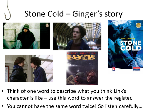 Complete collection of activities for "Stone Cold" | Teaching Resources