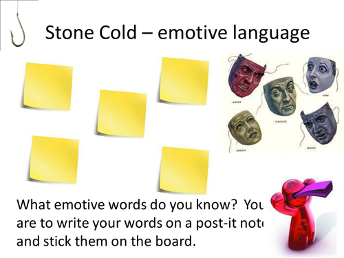 Complete collection of activities for "Stone Cold" | Teaching Resources