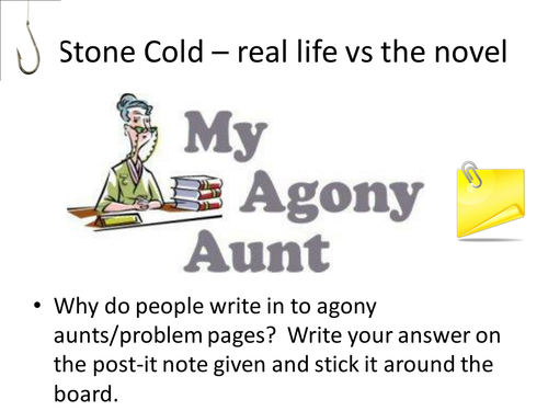 Complete collection of activities for "Stone Cold" | Teaching Resources