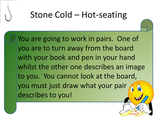 Complete collection of activities for "Stone Cold" | Teaching Resources