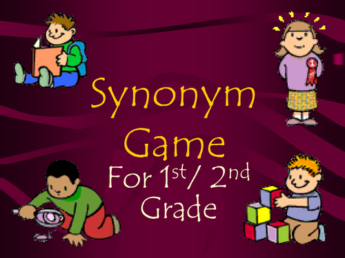 Synonym game | Teaching Resources