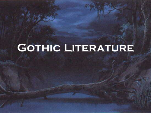 Gothic Literature | Teaching Resources