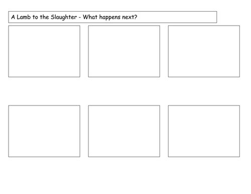 Lamb to the Slaughter | Teaching Resources