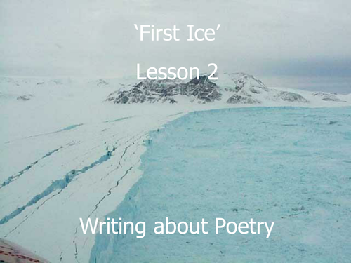 Full lesson PP First Ice lesson 2 | Teaching Resources