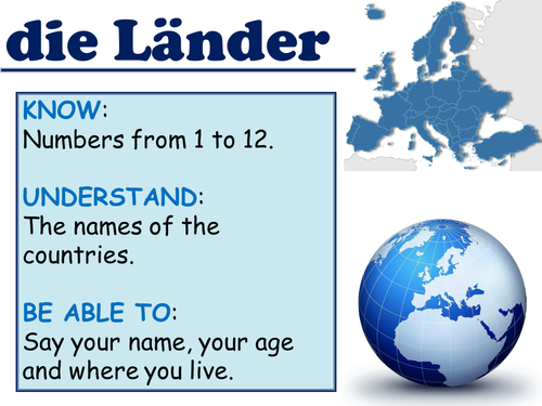 Die Laender | Teaching Resources