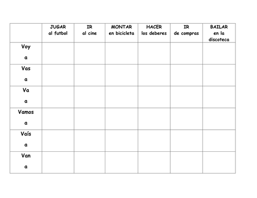 Future Tense - BATTLESHIPS GRID | Teaching Resources