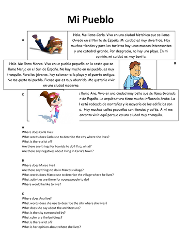 Mi Pueblo | Teaching Resources