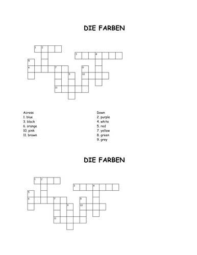 Die Farben | Teaching Resources