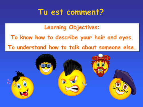 Tu est comment? | Teaching Resources