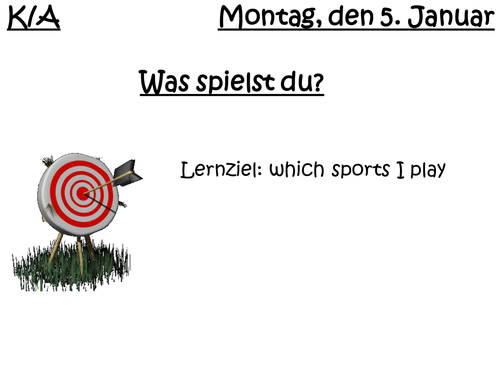 Was spielst du gern? - sports | Teaching Resources