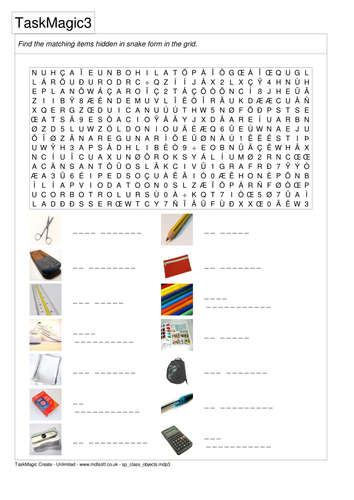 Spanish - Class items - Pic-based resources | Teaching Resources